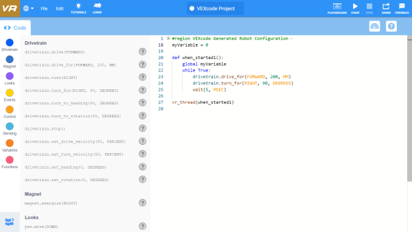 VEXcode vr | Tech Harbor Education